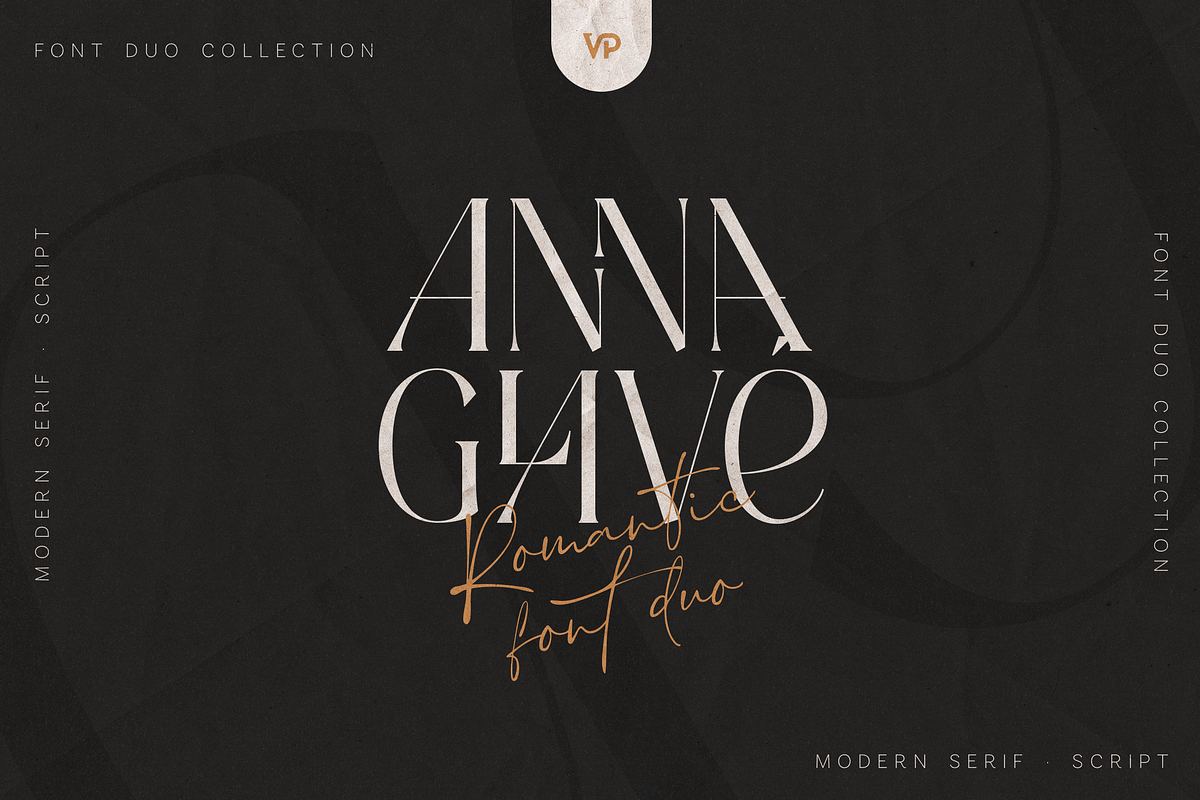Anna Glave - Serif & Script Font Duo