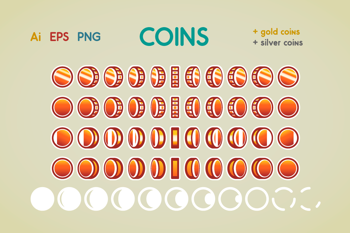 Coins, an Object Graphic by yurakr