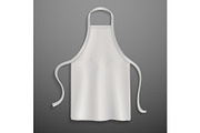 Chef apron. White culinary cloth, a Texture Graphic by YummyBuum