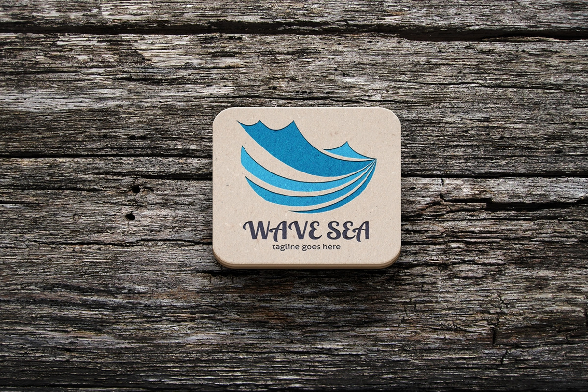 Wave Sea Logo, a Branding & Logo Template by Design_Planet