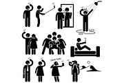 Selfie Self Photography Stick Figure, an Icon by Leremy Stick Figures