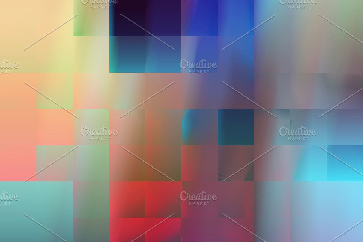 Super Glitch Color Squares Pattern, a Pattern Graphic by SJagiello