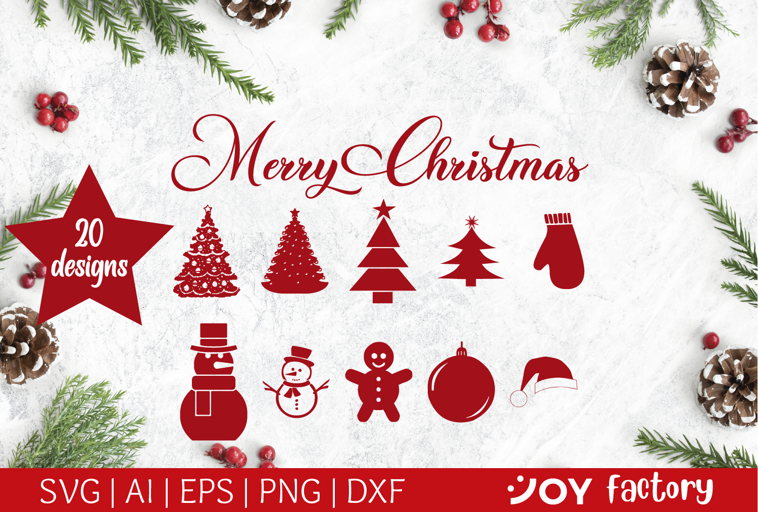 Christmas / Winter doodles SVG | Creative Market