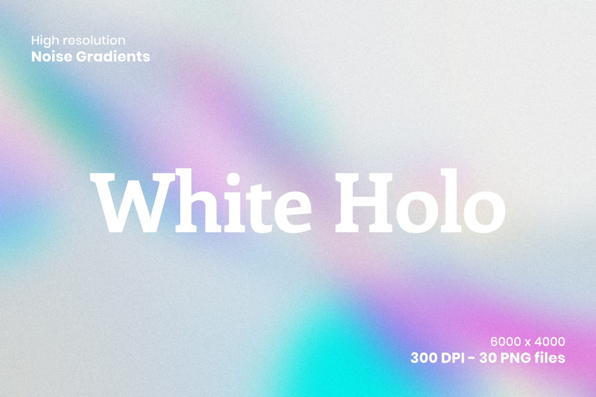 White Holographic Textures