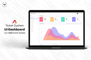 Ticket System Admin Dashboard UI Kit, an UI Kit Template by VictorThemes