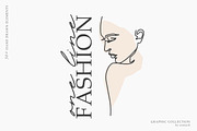 One Line Fashion. Line Art Women, a Person Illustration by AnMark