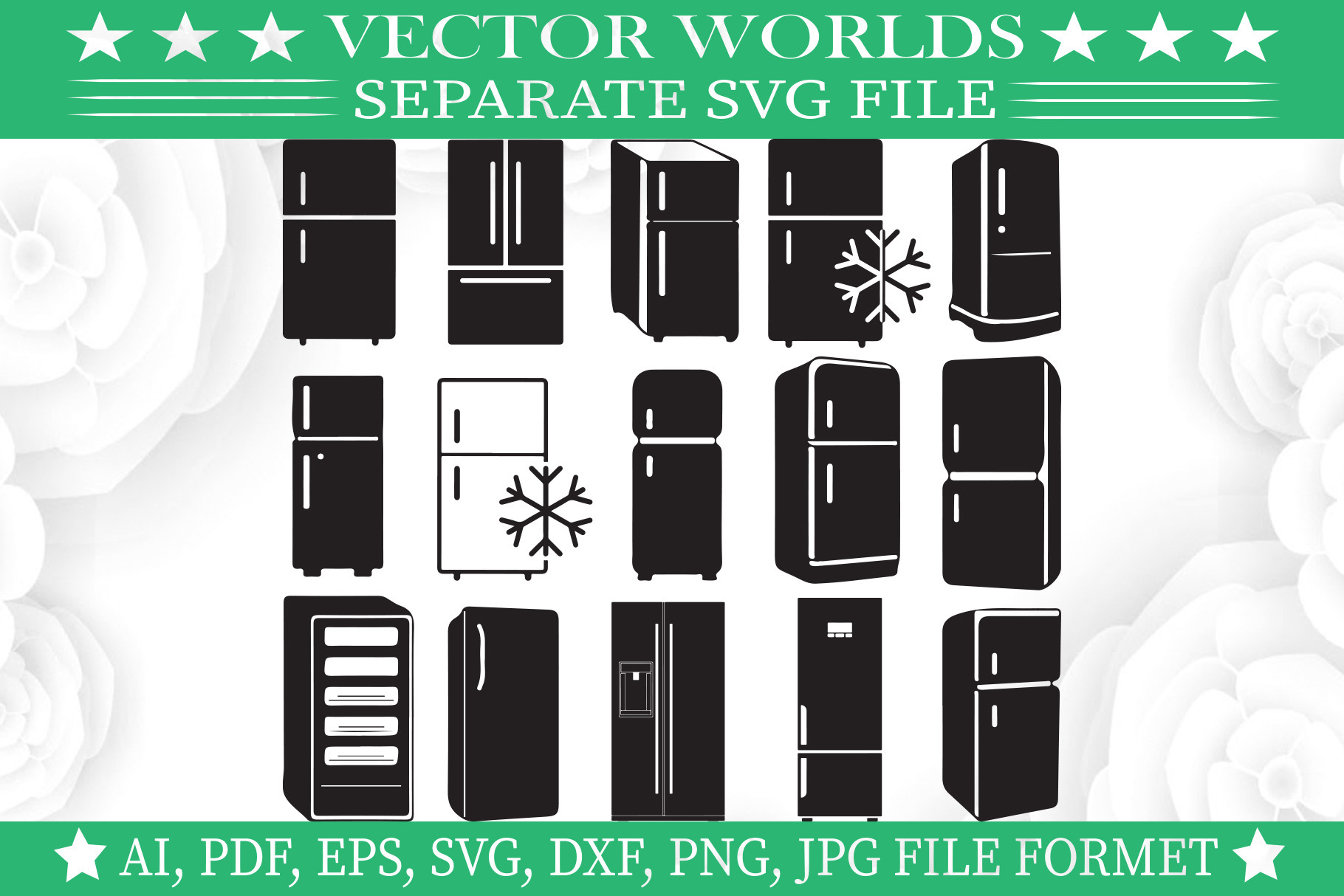 Fridge Svg, Cool, Fridges Svg, an Object Graphic by VectorWorlds