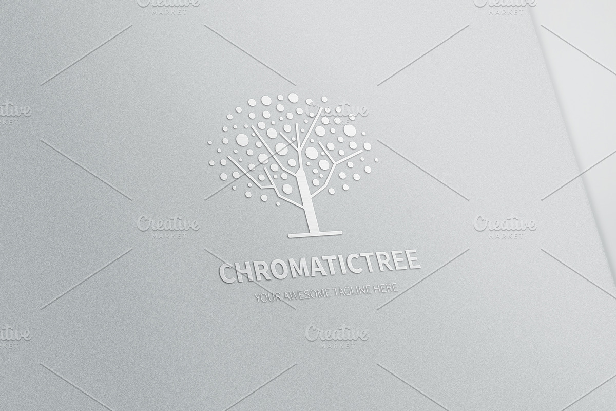Chromatic Tree Logo, a Branding & Logo Template by XpertgraphicD