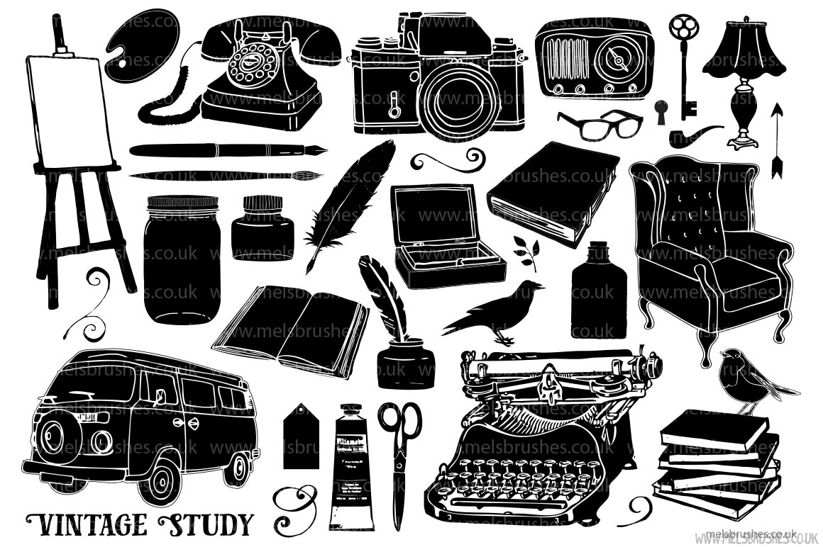 Vintage Study, a Work Illustration by Mels Brushes