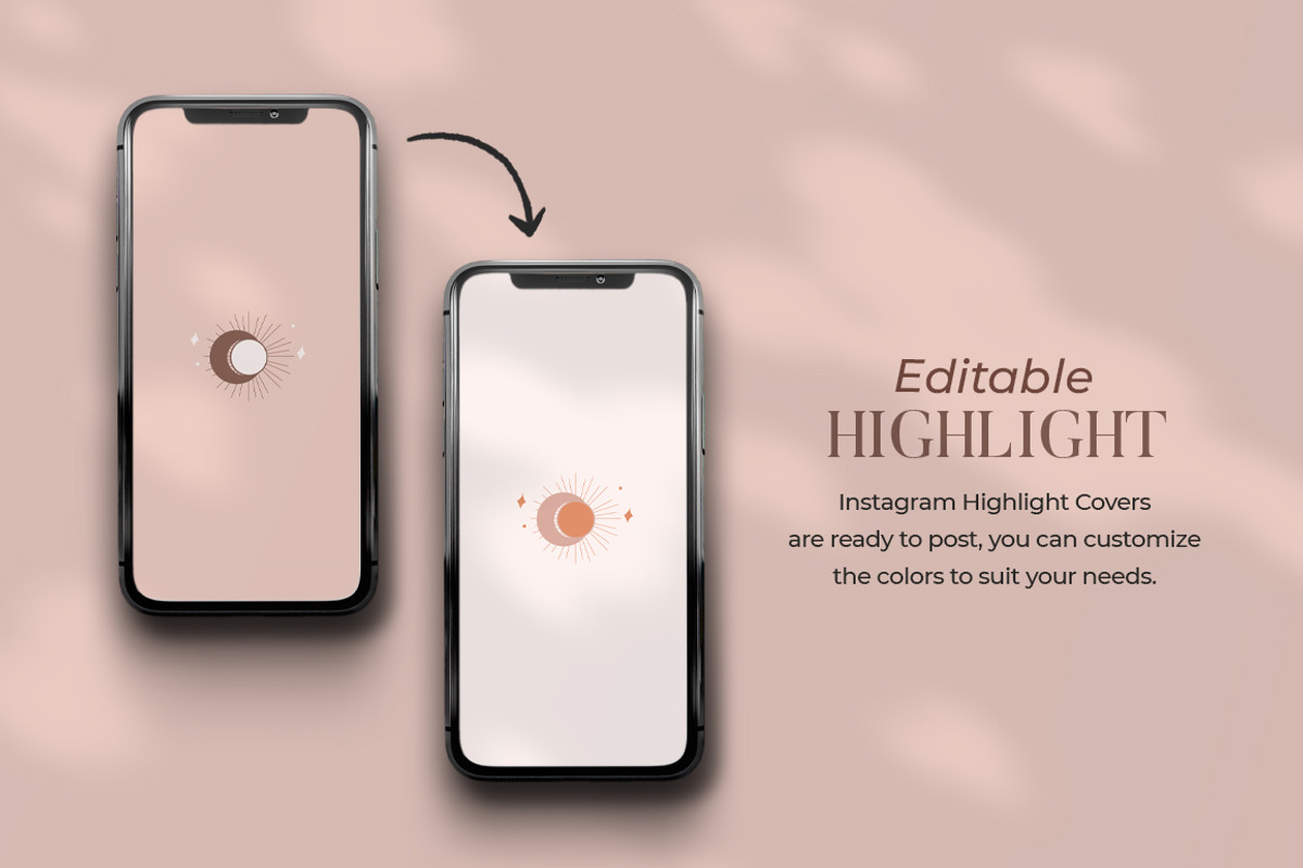 Wellness Highlight Cover CANVA | PS, a Social Media Template by Eviory