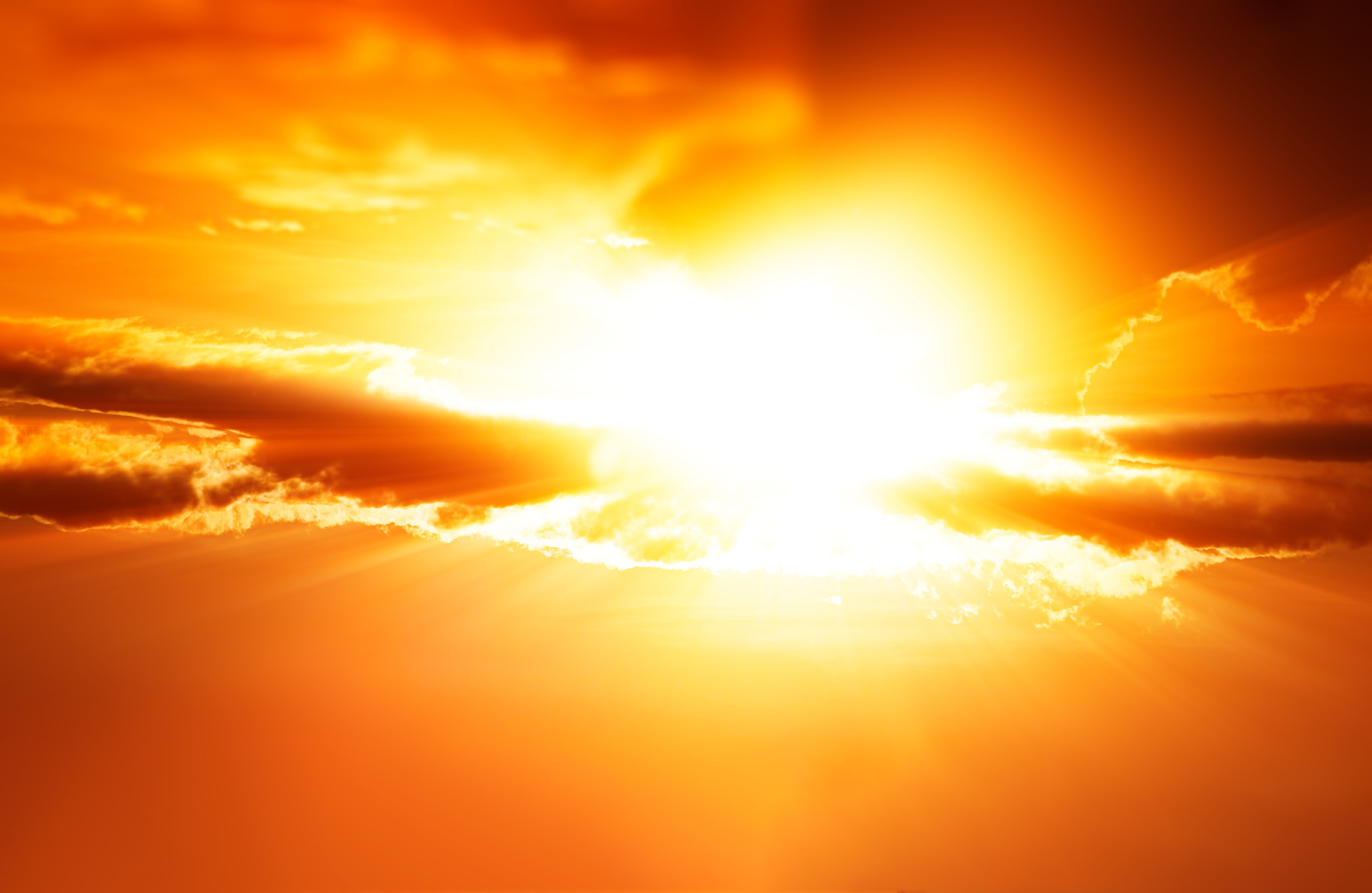 Dramatic sunset rays cloudscape background | Nature Stock Photos ...