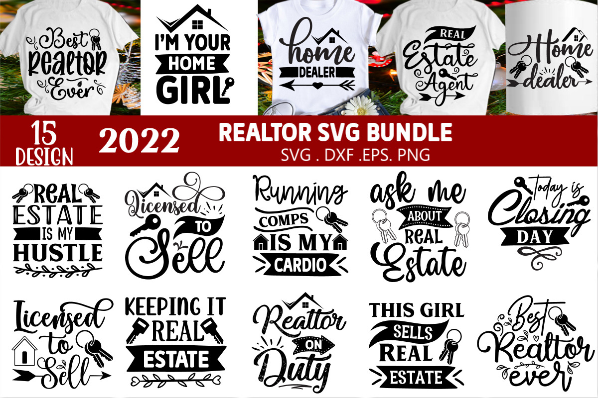 Real Estate SVG Bundle, Realtor Svg