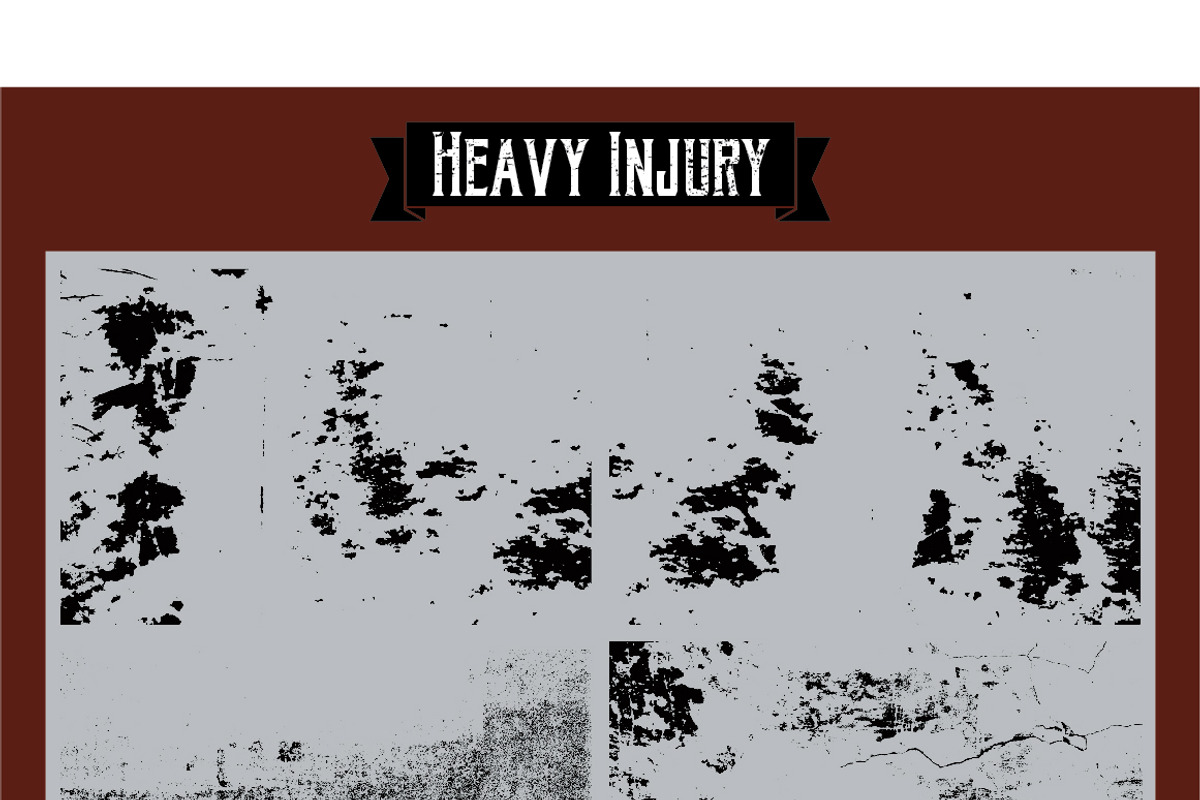 21 Vector Textures - Heavy Injury, a Texture Graphic by Mr Vintage