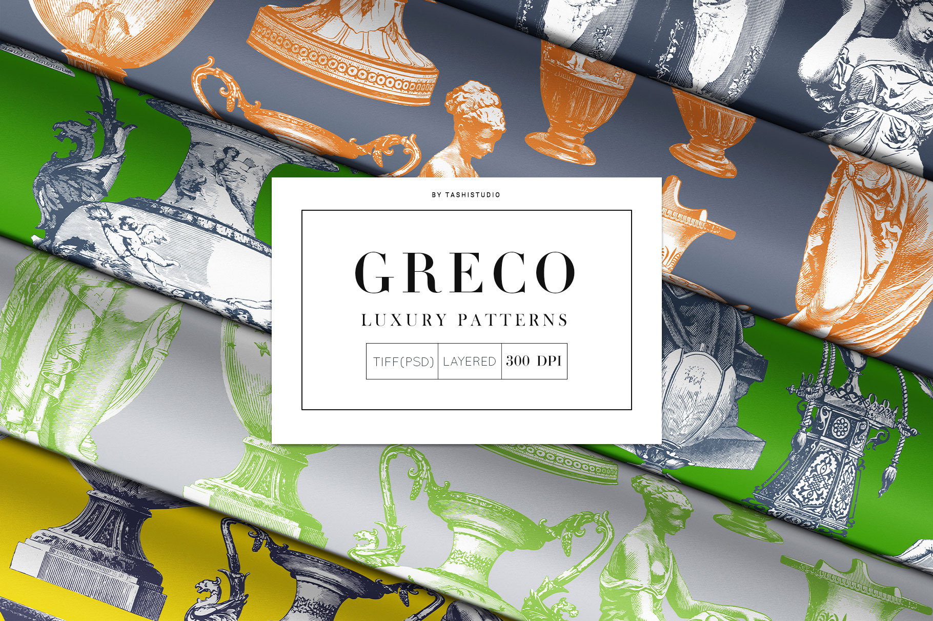 Greco luxury Wallpaper Prints, a Wallpaper Graphic by Pink Linen ...