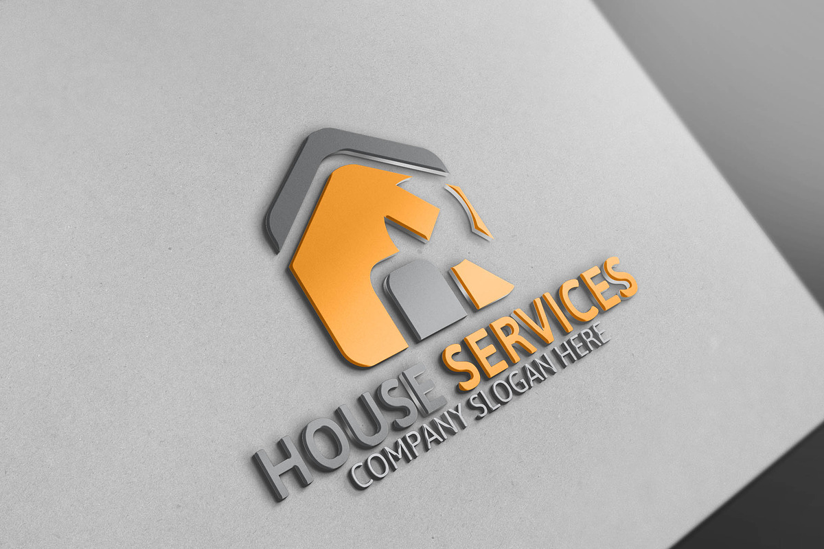 House Services Logo, a Branding & Logo Template by Josuf Media