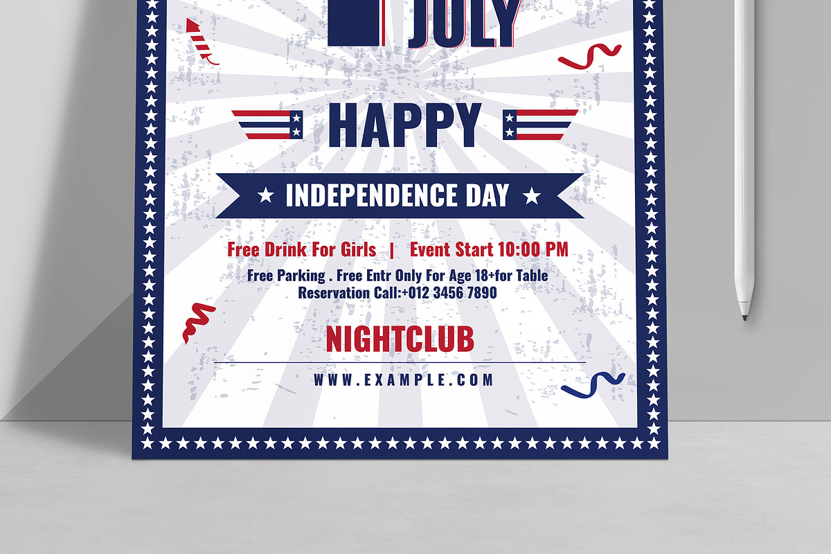 Independence Flyer Template | Creative Market