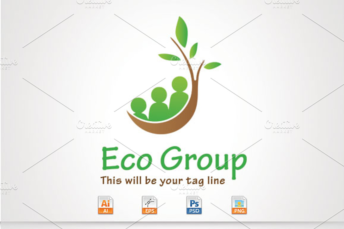 Eco Group, a Branding & Logo Template by stock6design
