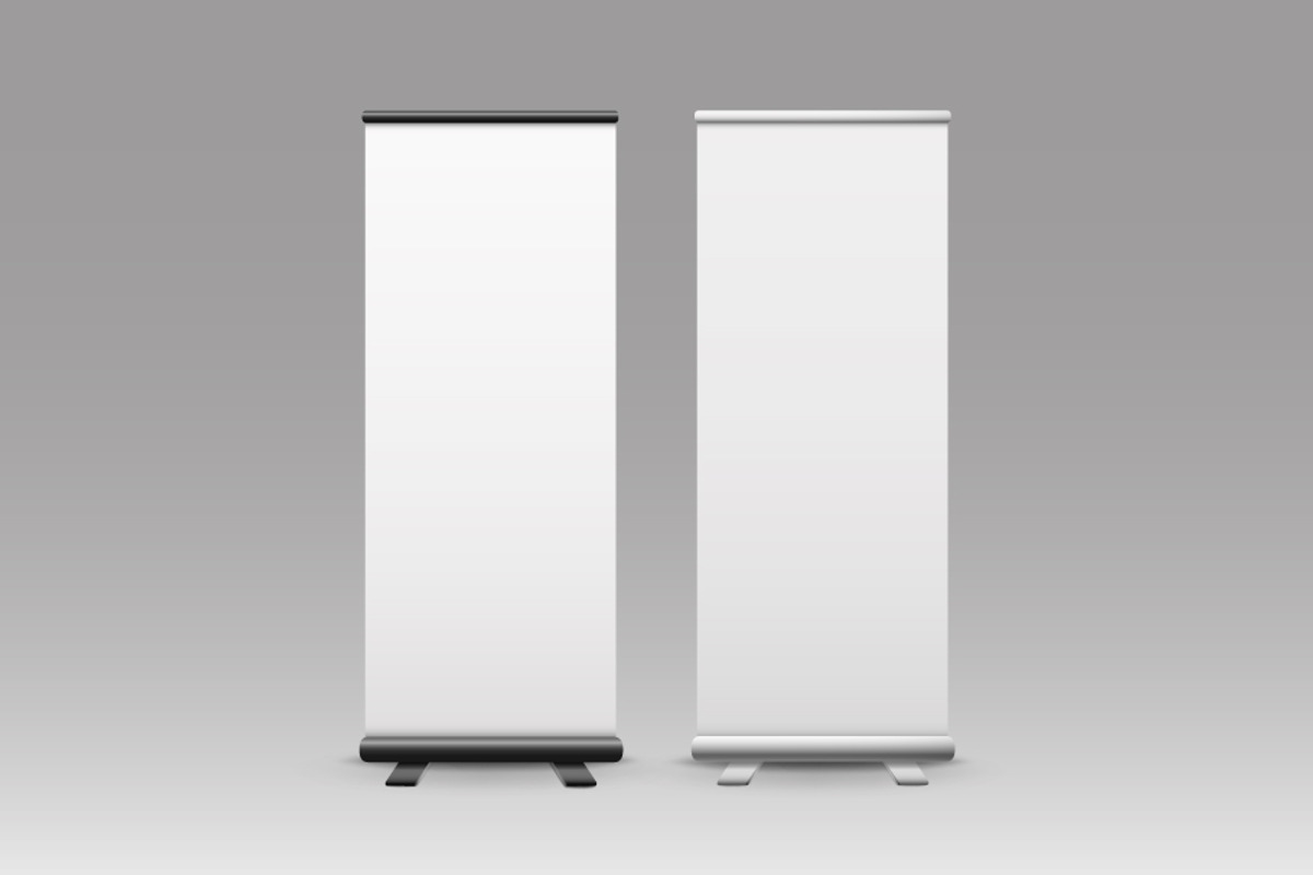 Vector Advertising Stands Set, a Print Template by Zonda