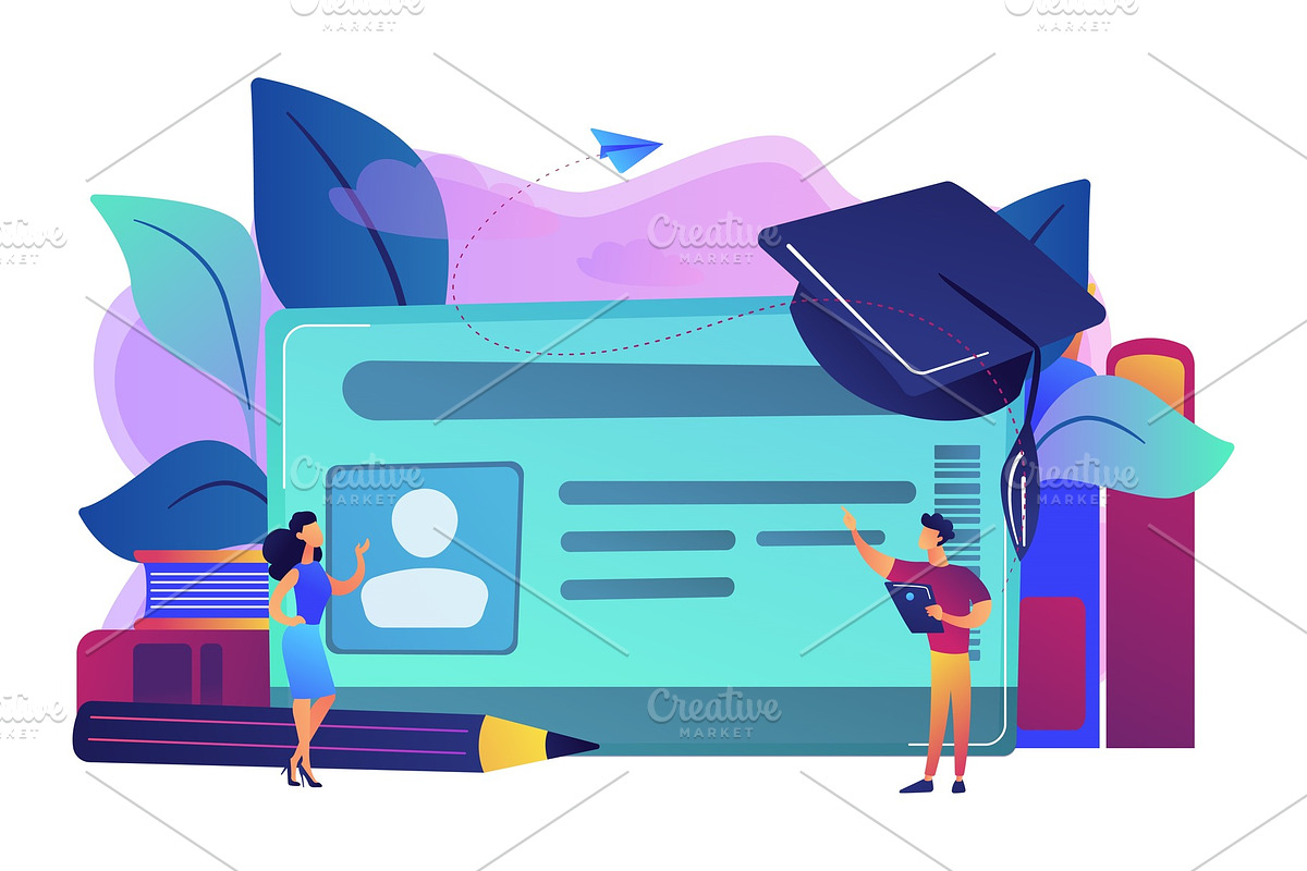 Smartcards for schools concept, an Education Illustration by Visual ...