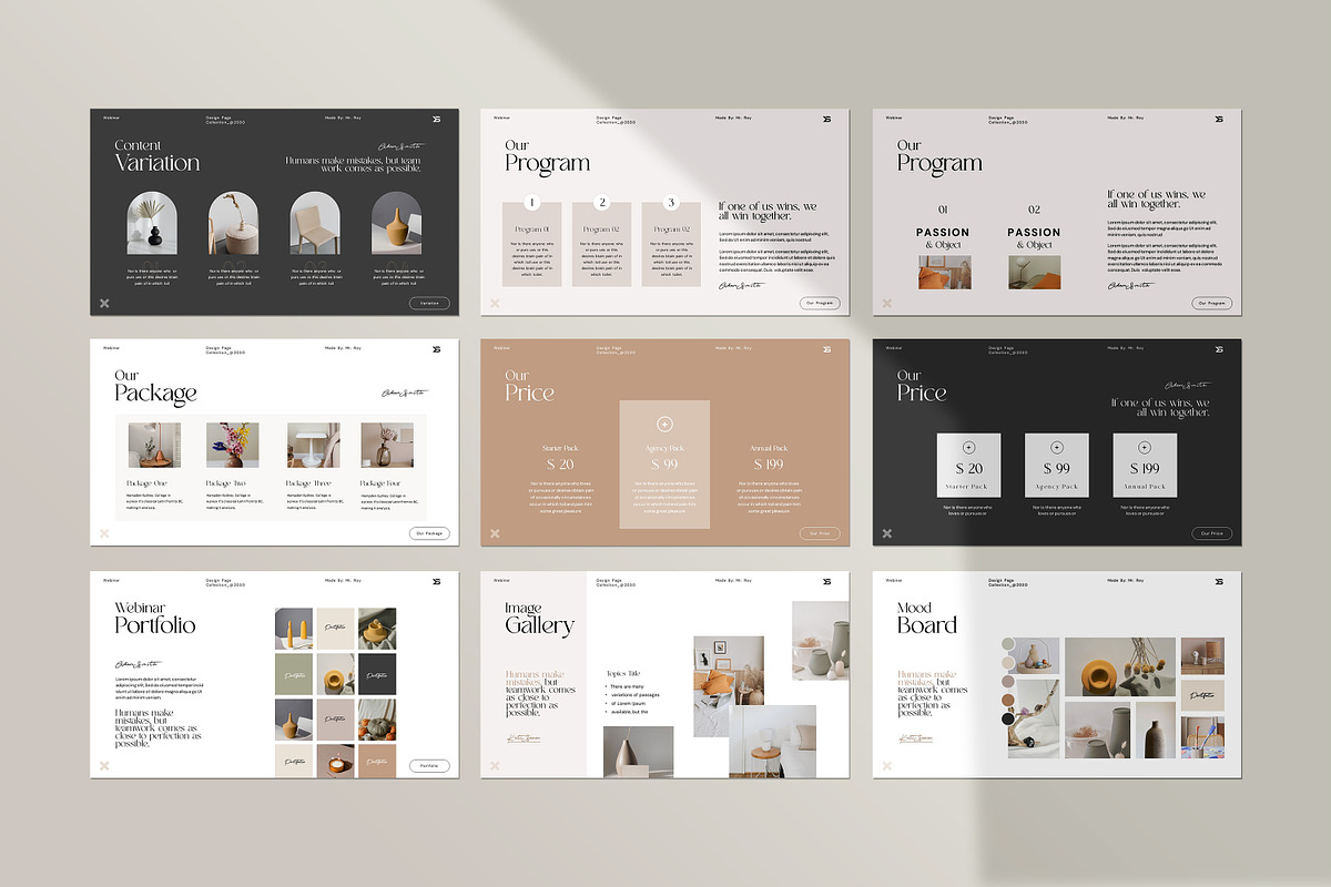 Webinar and Course Slides Template, a Presentation Template by ...