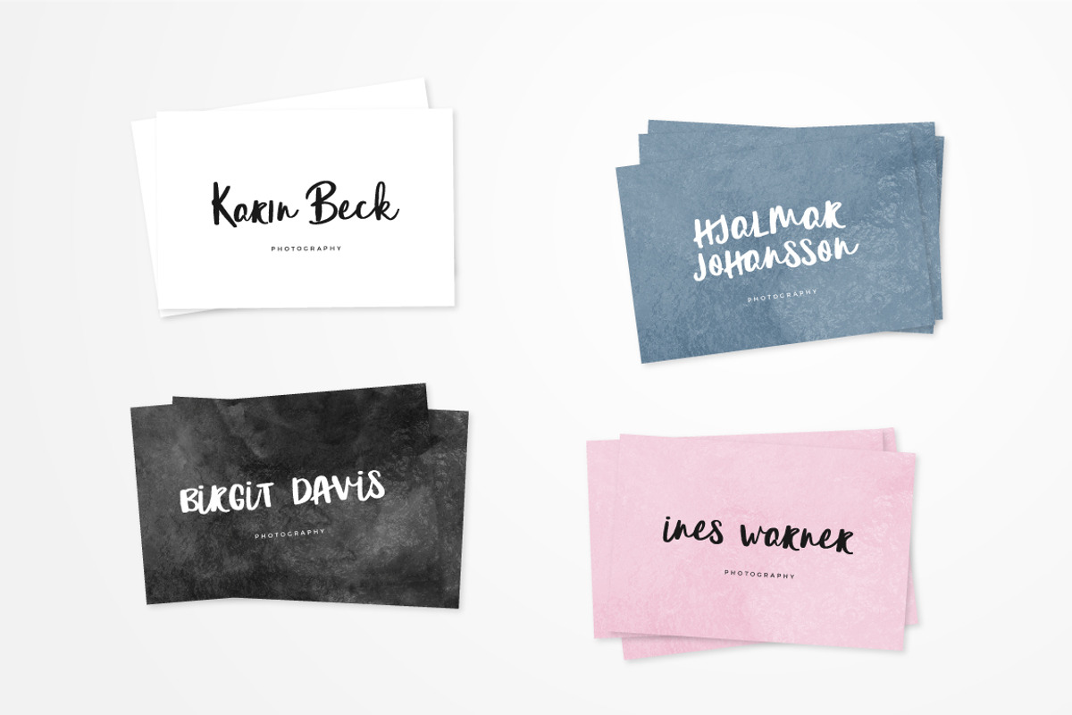 Imperfectly Script, a Script Font by Mats-Peter Forss