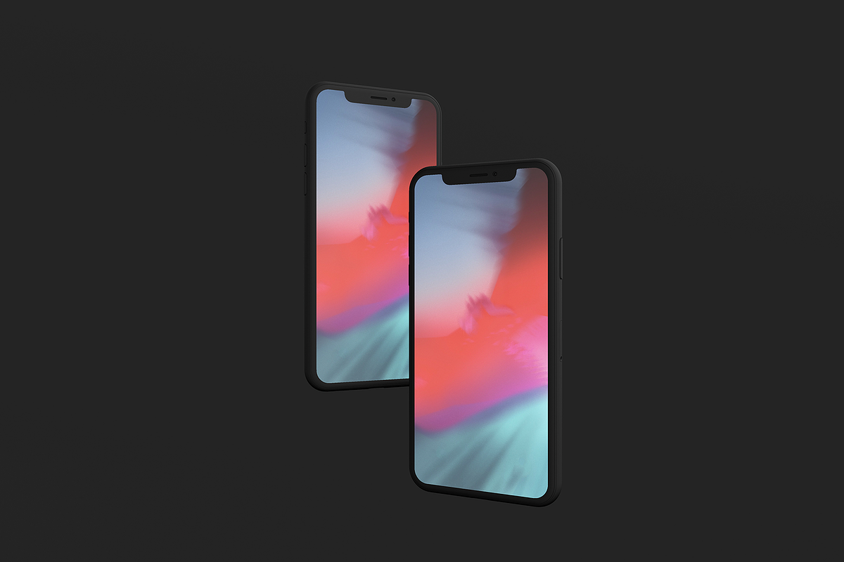 Minimal Clay iPhone X Mockup Set, an iPhone Mockup by Anthony Boyd Graphics