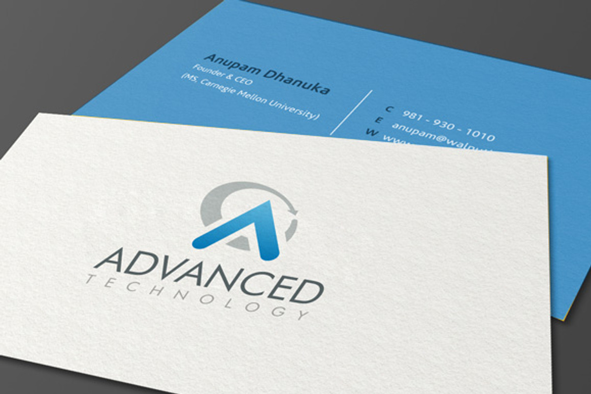 Advanced Technology Logo, a Technology Illustration by dklipi