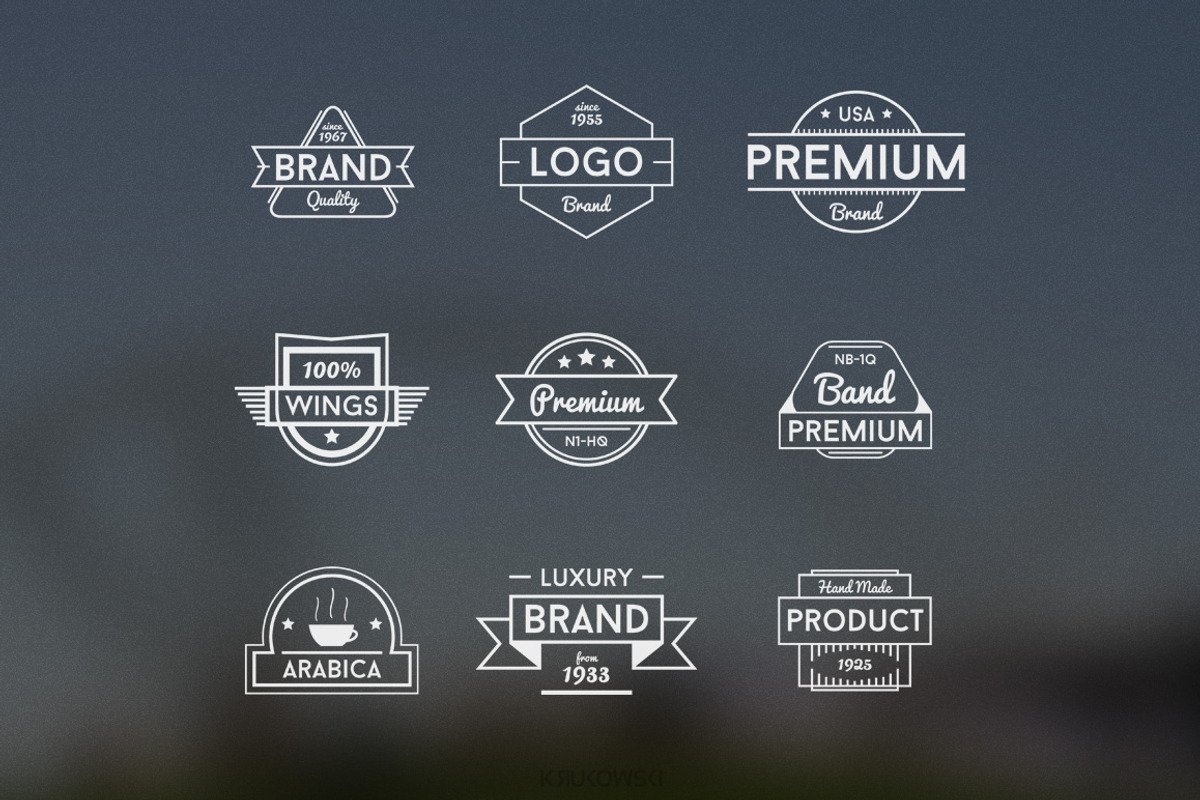 Insignia Logos, a Branding & Logo Template by Krukowski Graphics