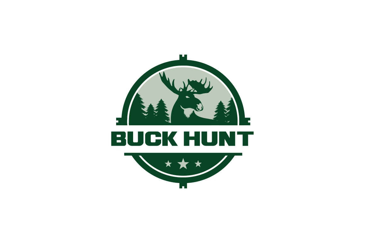 Buck Hunt Logo Template, a Branding & Logo Template by PutraCetol Studio