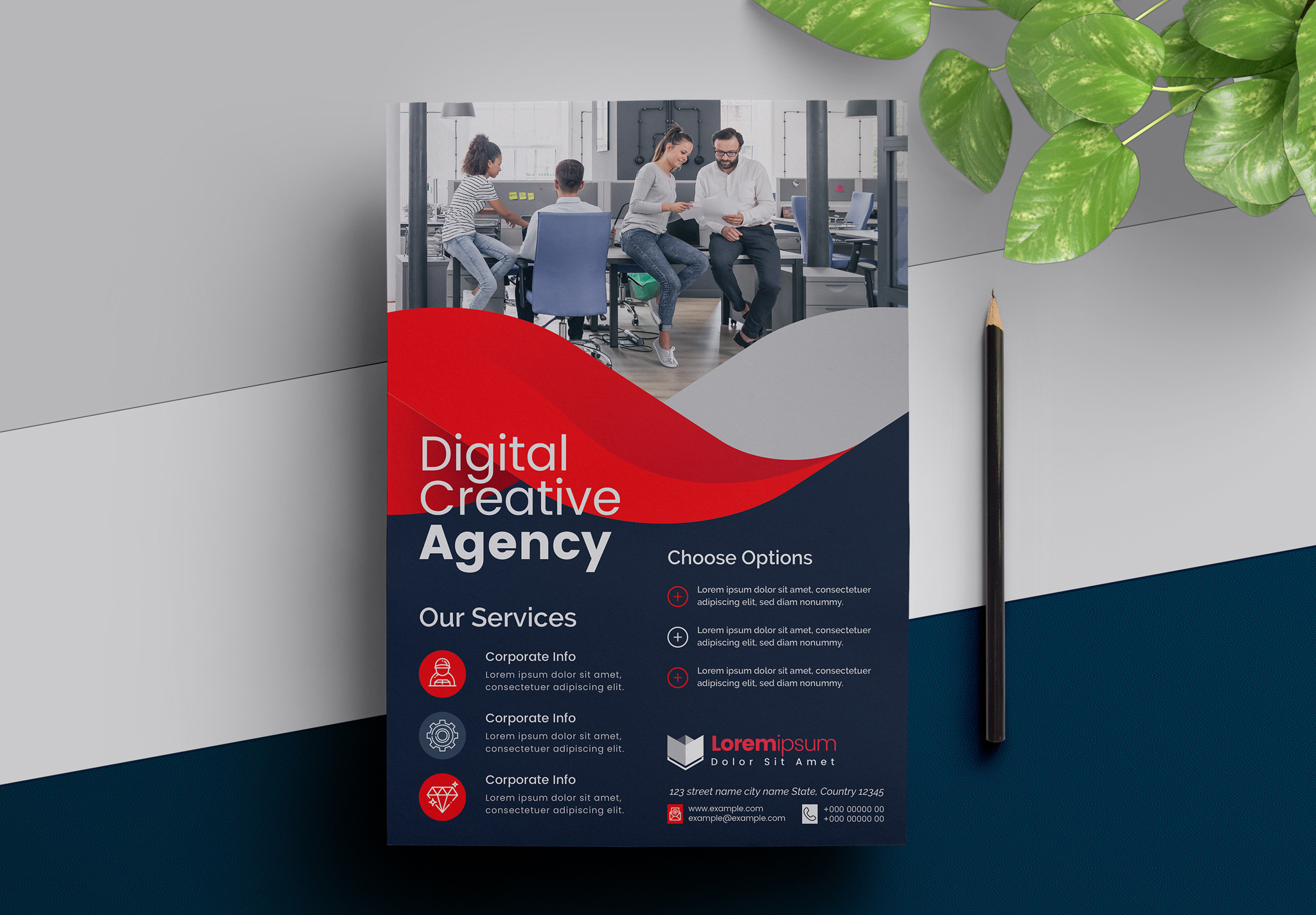Corporate Digital Flyer, a Flyer Template by Cristal Pioneer