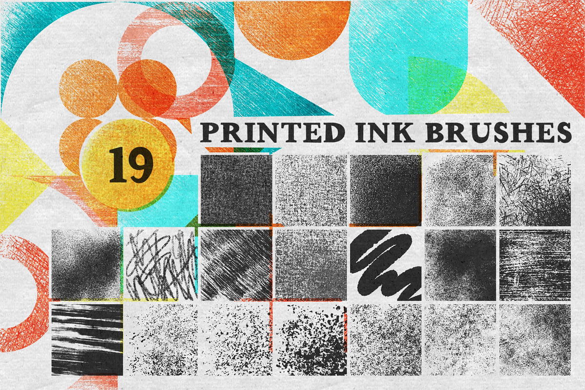 The Big Procreate Print Pack, a Brush Add-On by UPROOT | Creative Market