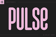 Pulse - modern display font