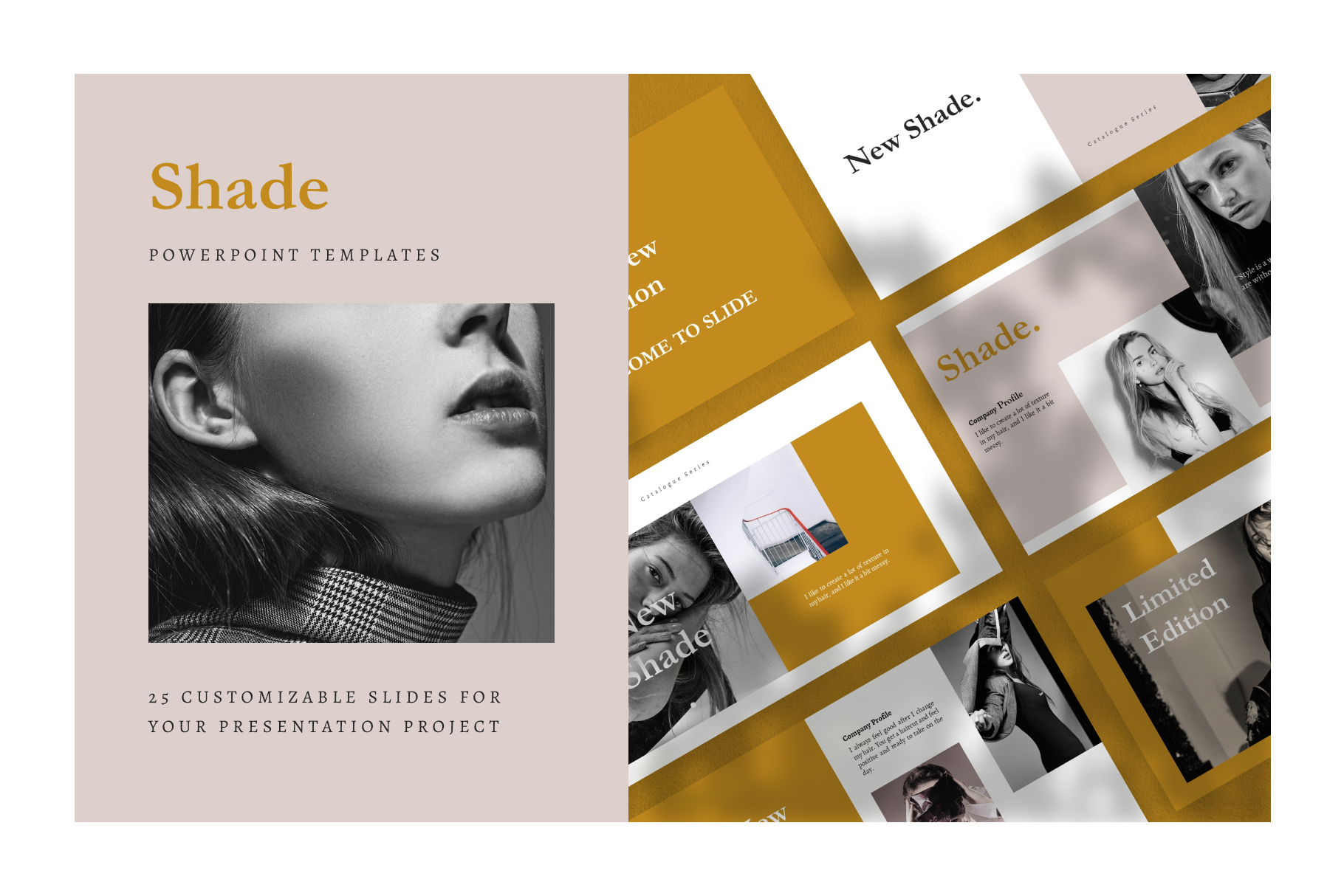 Shade for PowerPoint Template, a Presentation Template by uiplus
