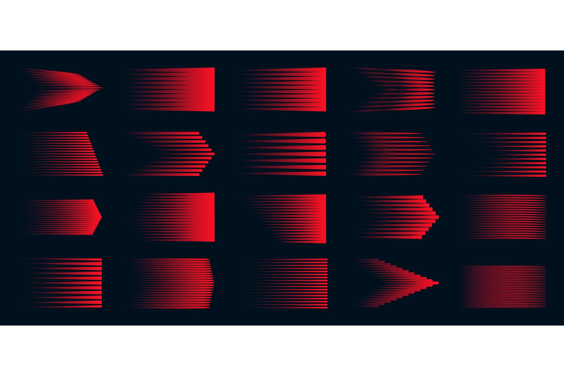 Simple speed line, motion effects. | Texture Illustrations ~ Creative ...