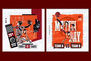 Bundle 5 Basketball Post Templates