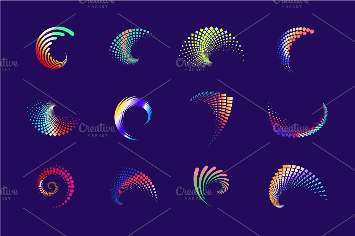 Abstract Swirl Icons, an Icon by vekstok