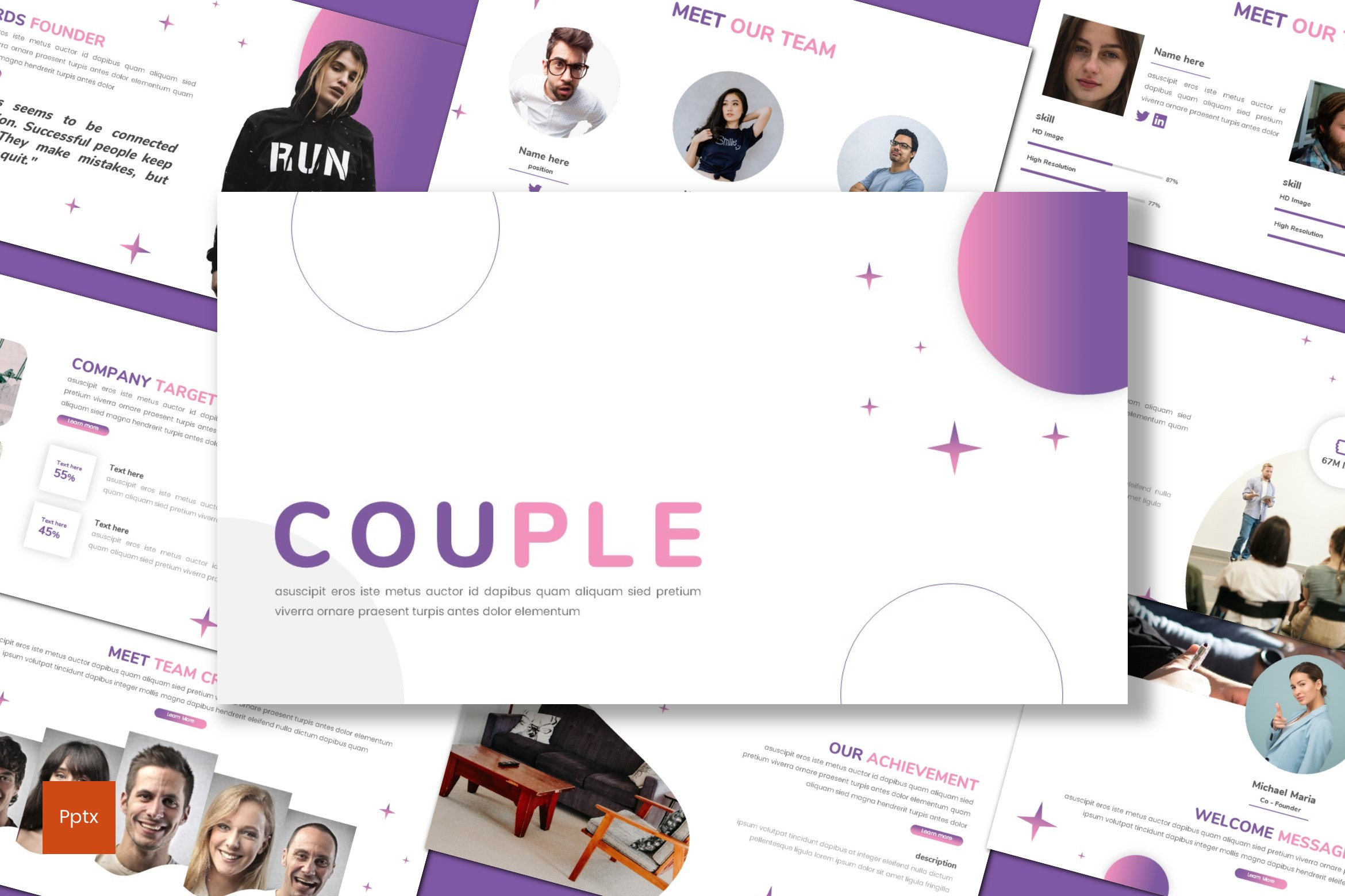 Couple - Powerpoint Template, a Presentation Template by inspirasign ...