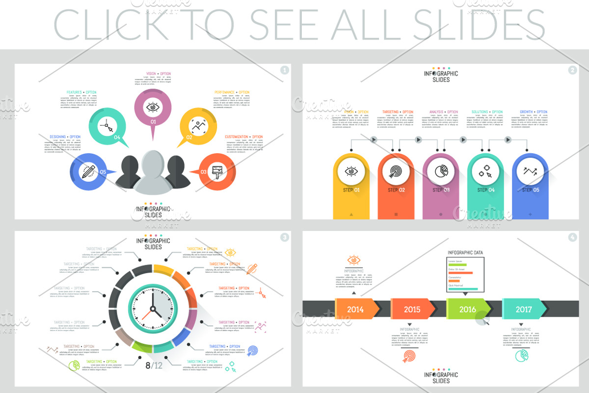 Infographic Slides, a Presentation Template by Andrew Kras Design