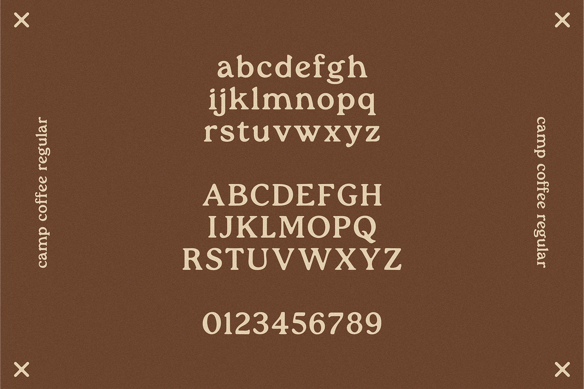 CAMP COFFEE by Abby Leighton, a Serif Font by Abby Leighton Studio