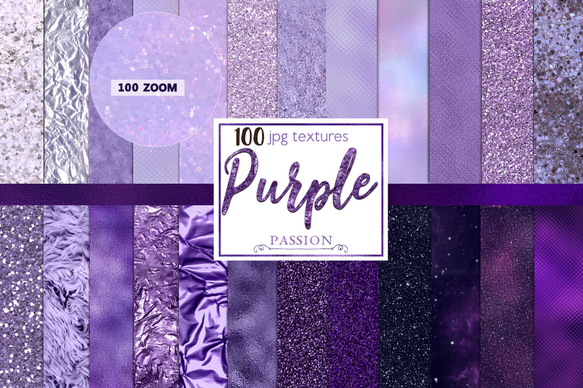 Purple Passion Textures Kit, a Texture Graphic by Photohacklovers ...