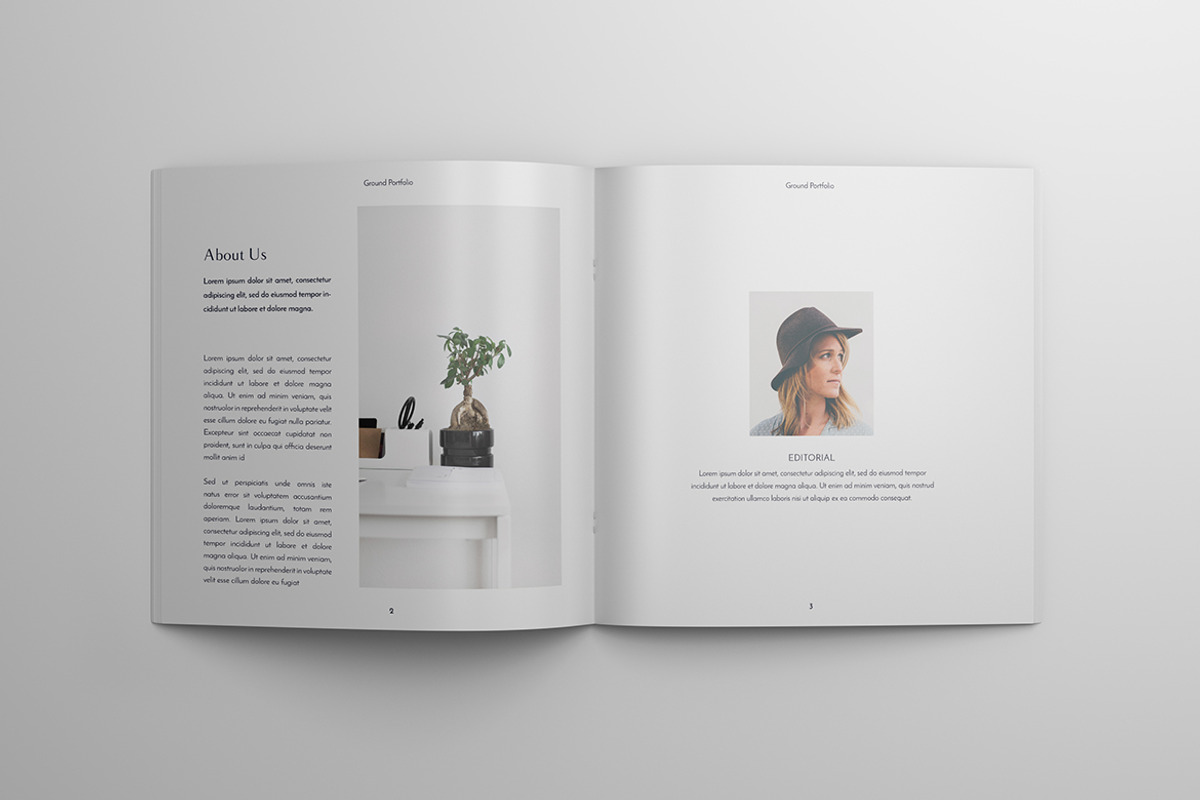 Square Magazine Template, a Magazine Template by MA-KING_ART