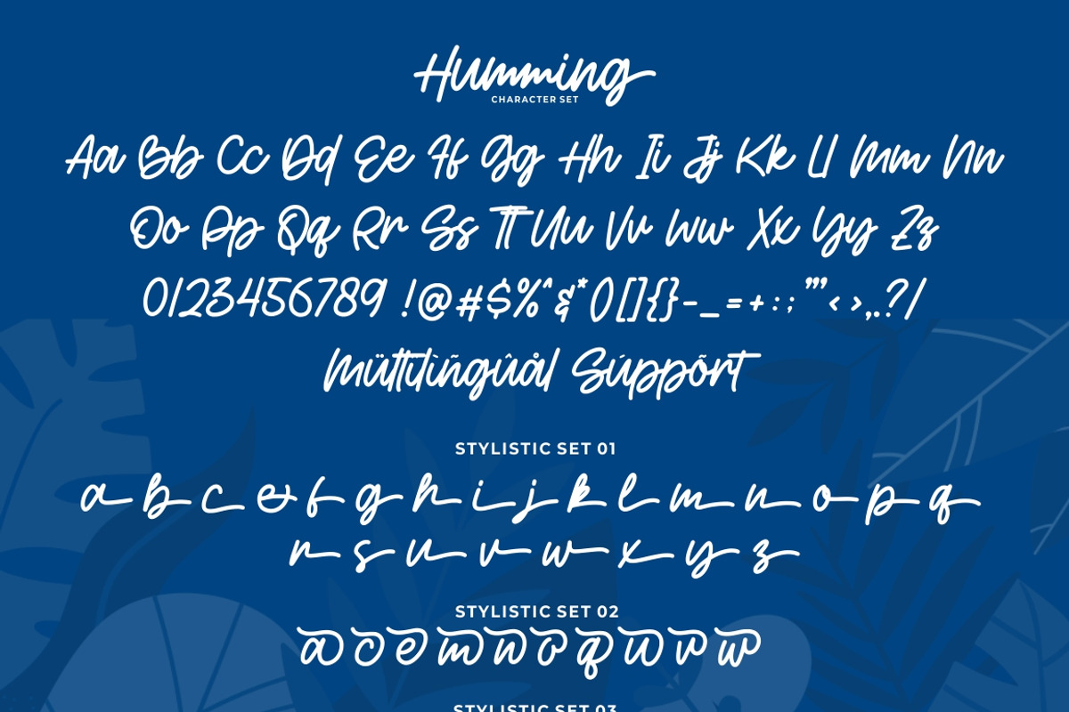 Humming - Monoscript Font, a Script Font by Garisman Std