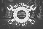 Set of vintage mechanic logos, a Branding & Logo Template by AkimD ...
