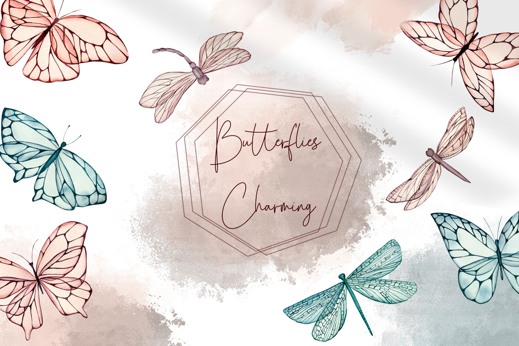 Butterflies charming | Texture Illustrations ~ Creative Market