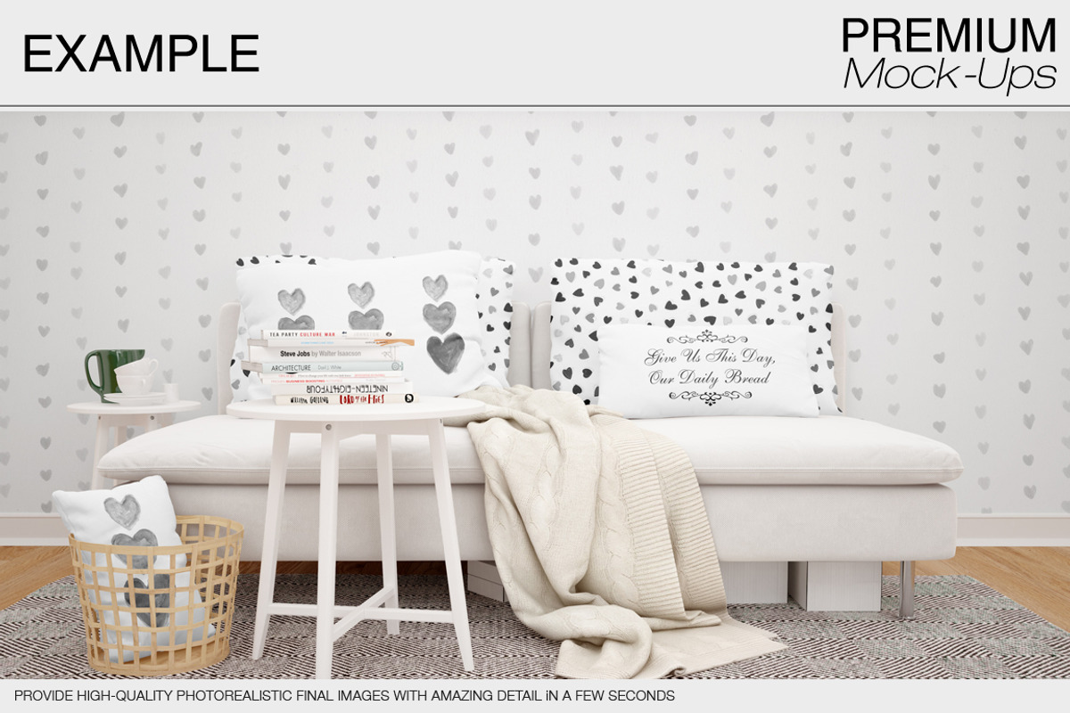 Pillow Mockups, an Advertising Mockup by mock-ups