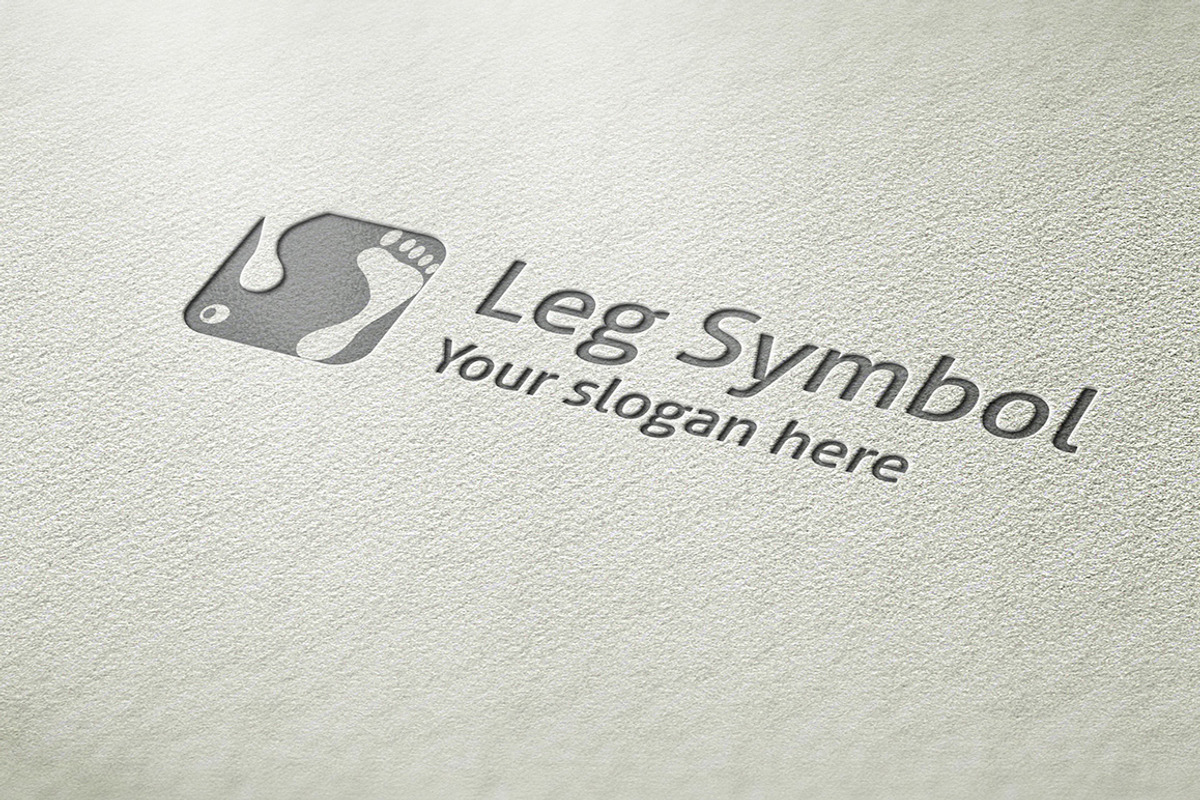 Leg Symbol Logo, a Branding & Logo Template by BdThemes