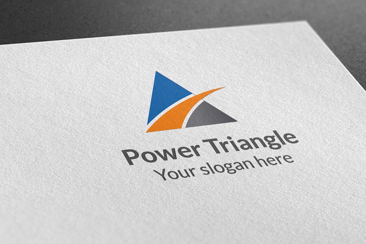 Power triangle Logo, a Branding & Logo Template by BdThemes