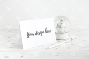 Christmas card mockup #0506, a Pens & Pencil Mockup by Make Beautiful ...