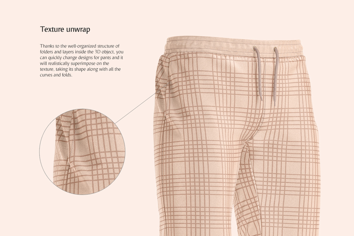 Track Pants Animated Mockup, a Bottom Mockup by rebrandy