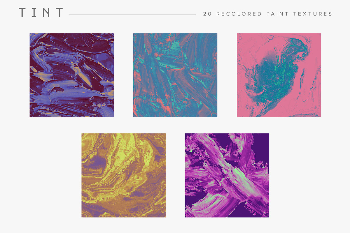 Tint: Recolored Paint Textures, a Texture Graphic by Chroma Supply